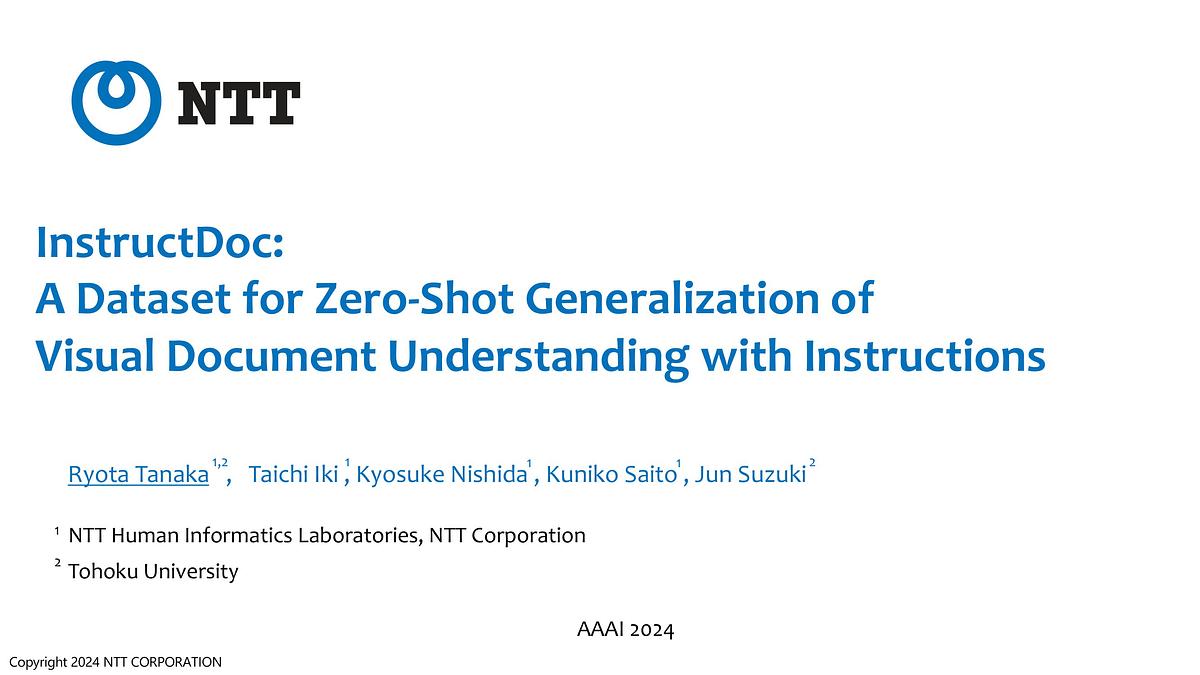 Underline | InstructDoc: A Dataset for Zero-Shot Generalization of Visual Document Understanding ...