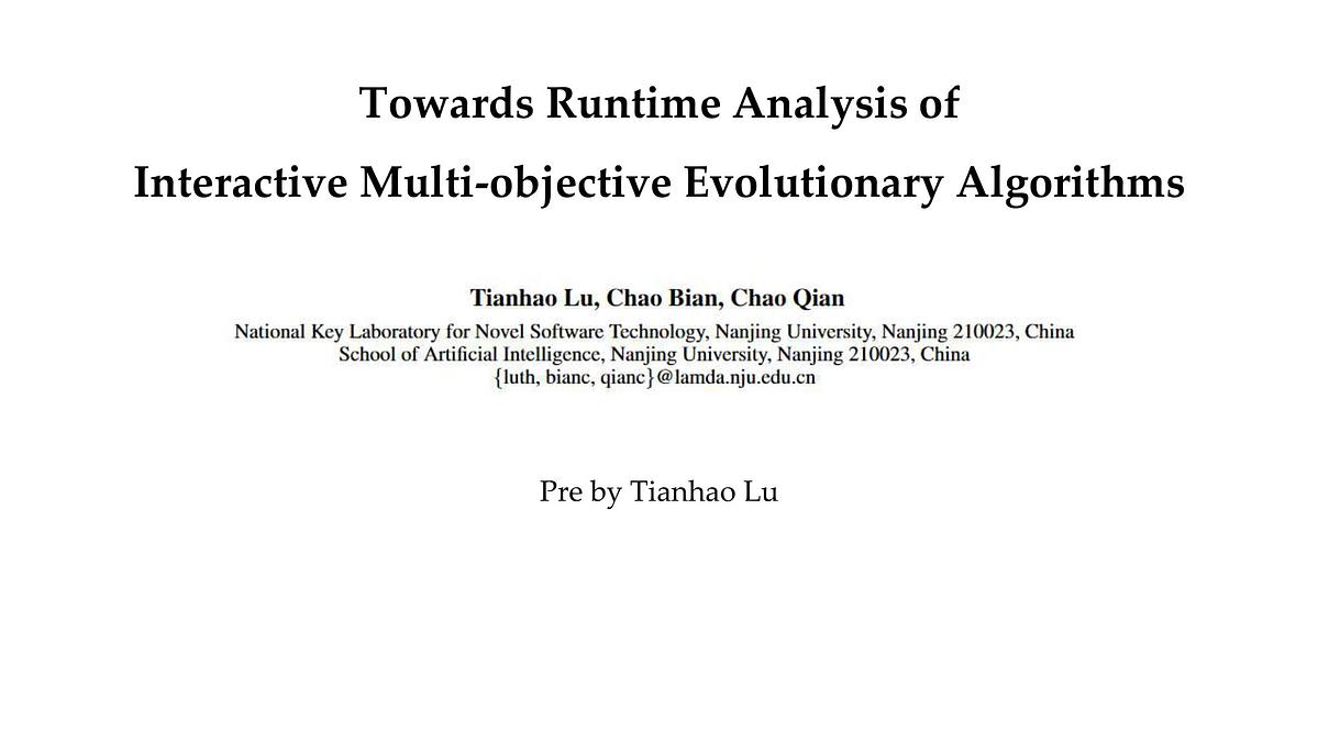 Underline Towards Running Time Analysis Of Interactive Multi