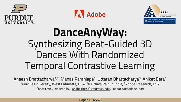 Underline | DanceAnyWay: Synthesizing Beat-Guided 3D Dances with ... Underline | DanceAnyWay: Synthesizing Beat-Guided 3D Dances with ...