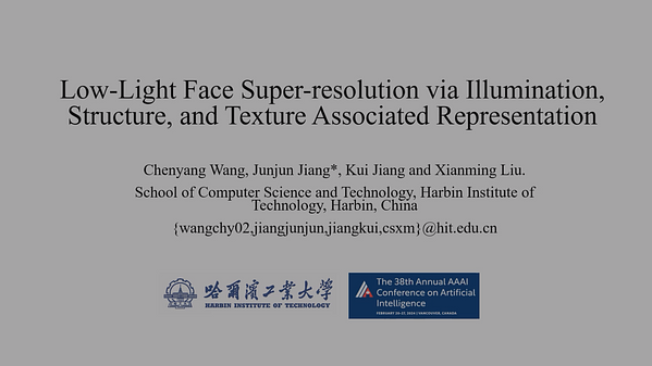 Low-Light Face Super-resolution via Illumination, Structure, and ...