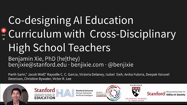 Underline | Co-designing AI Education Curriculum with Cross ...