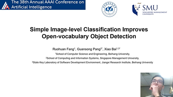 Underline | Simple Image-Level Classification Improves Open-Vocabulary Object Detection | VIDEO