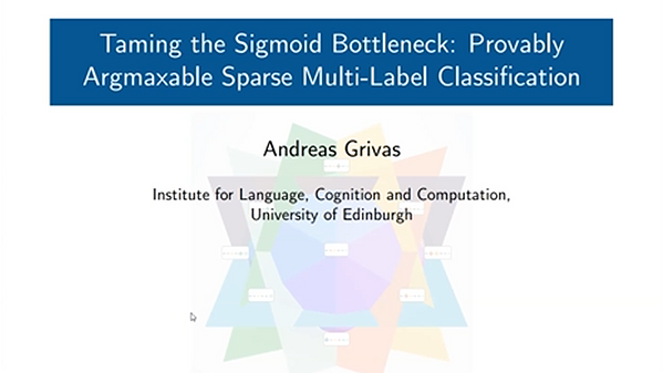Underline | Taming the Sigmoid Bottleneck: Provably Argmaxable Sparse ...
