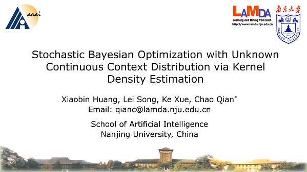 Underline Stochastic Bayesian Optimization With Unknown Continuous