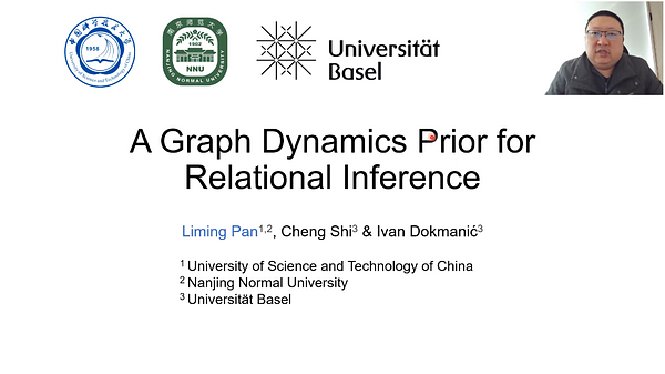 A Graph Dynamics Prior for Relational Inference | Underline