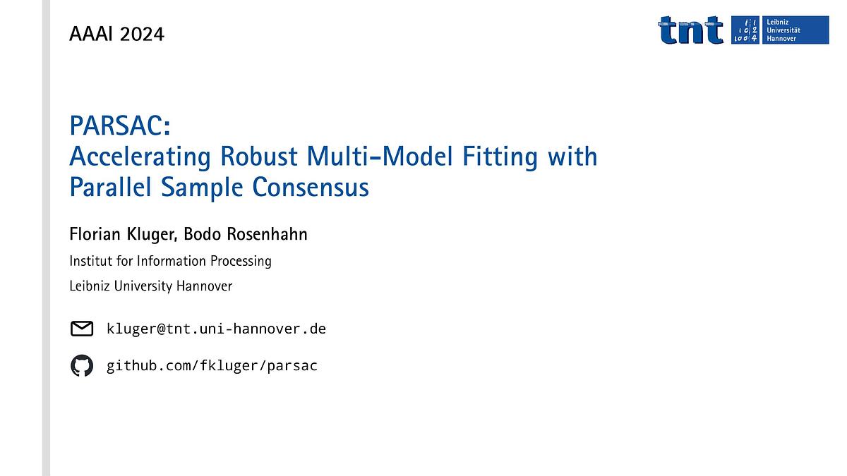 Underline | PARSAC: Accelerating Robust Multi-Model Fitting with ... Underline | PARSAC: Accelerating Robust Multi-Model Fitting with ...