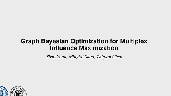 Graph Bayesian Optimization for Multiplex Influence Maximization | Underline