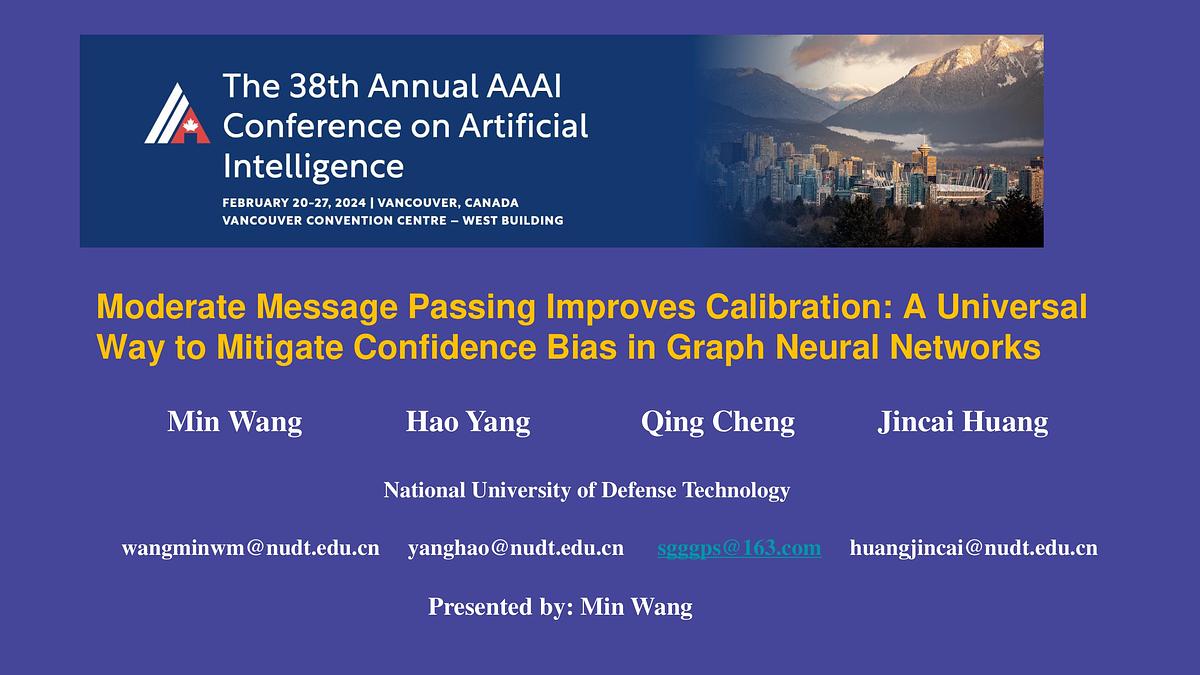 Underline | Moderate Message Passing Improves Calibration: A Universal Way to Mitigate ...