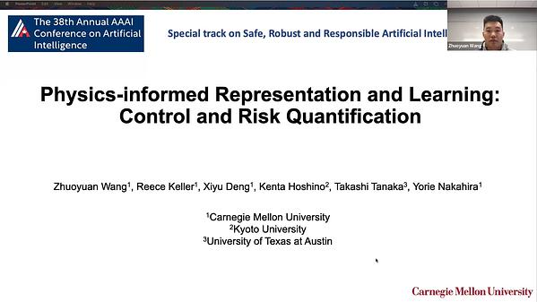Underline Physics Informed Representation And Learning Control And Risk Quantification Video