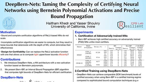 Underline Deepbern Nets Taming The Complexity Of Certifying Neural Networks Using Bernstein