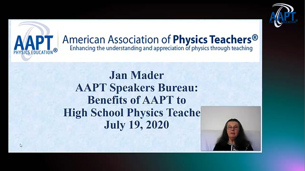Benefits of AAPT to High School Physics Teachers | Underline