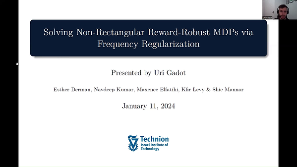 Solving Non-rectangular Reward-Robust MDPs via Frequency Regularization | Underline