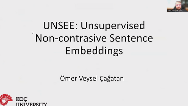 Underline | UNSEE: Unsupervised Non-contrastive Sentence Embeddings