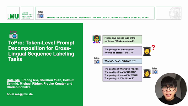 ToPro: Token-Level Prompt Decomposition for Cross-Lingual Sequence Labeling Tasks | Underline