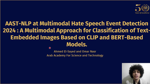 Underline | AAST-NLP at Multimodal Hate Speech Event Detection 2024 : A ... Underline | AAST-NLP at Multimodal Hate Speech Event Detection 2024 : A ...