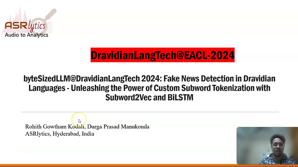 Underline | byteSizedLLM@DravidianLangTech 2024: Fake News Detection in ...