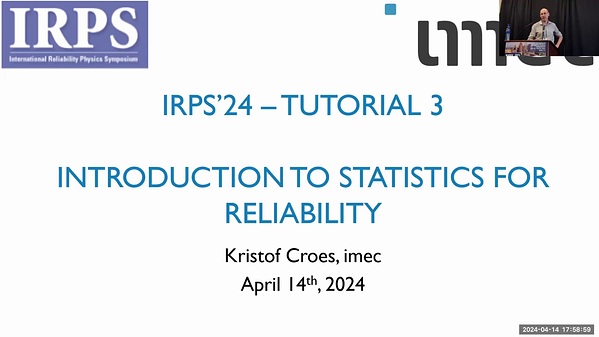 Introduction to Statistics for Reliability | Underline