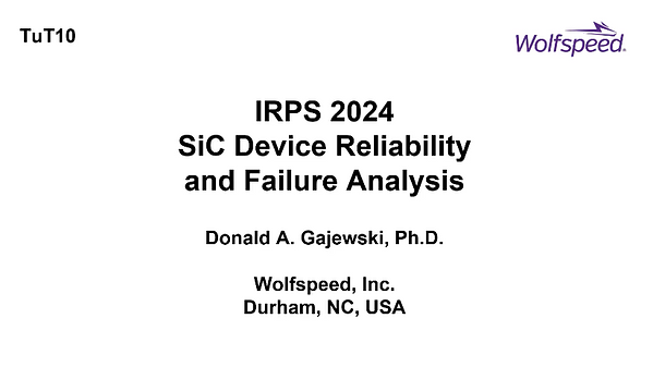 SiC Device Reliability and Failure Analysis | Underline