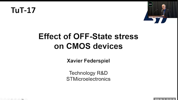 Effect of OFF-State Stress on CMOS Devices | Underline