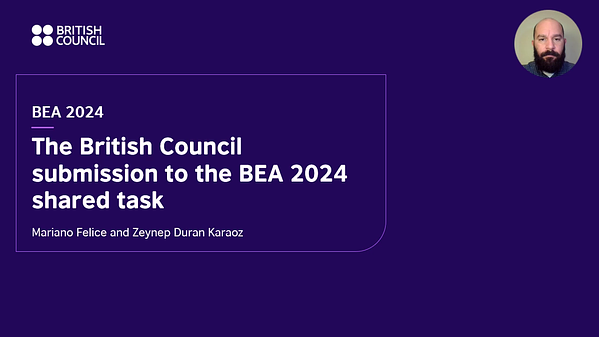 The British Council submission to the BEA 2024 shared task | Underline
