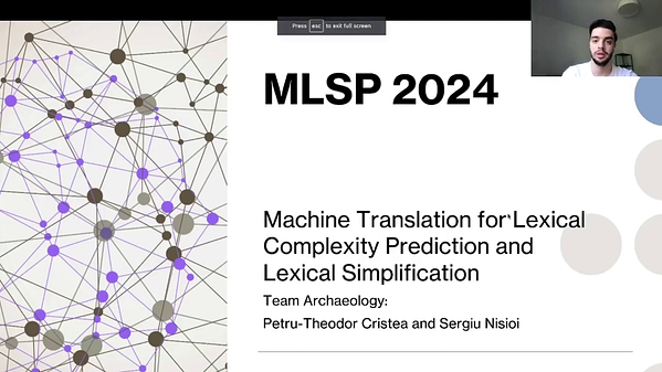 Underline | Machine Translation for Lexical Complexity Prediction and Lexical Simplification