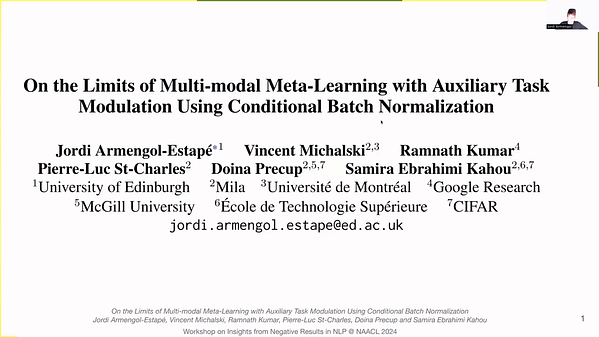 Underline | On the Limits of Multi-modal Meta-Learning with Auxiliary Task Modulation Using ...