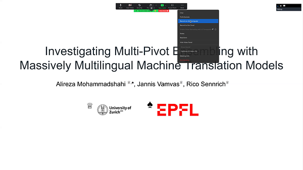 Underline | Investigating Multi-Pivot Ensembling with Massively Multilingual Machine Translation ...
