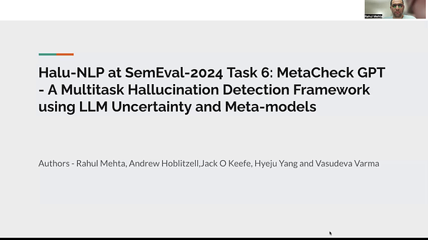 Halu-NLP at SemEval-2024 Task 6: MetaCheckGPT - A Multi-task Hallucination Detection using LLM ...
