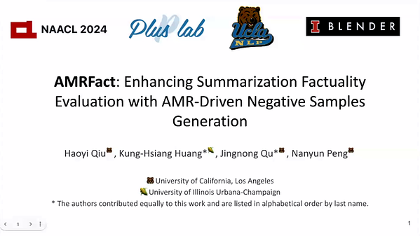 AMRFact: Enhancing Summarization Factuality Evaluation with AMR-Driven ...