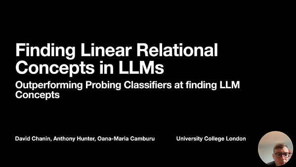 Underline | Identifying Linear Relational Concepts in Large Language Models