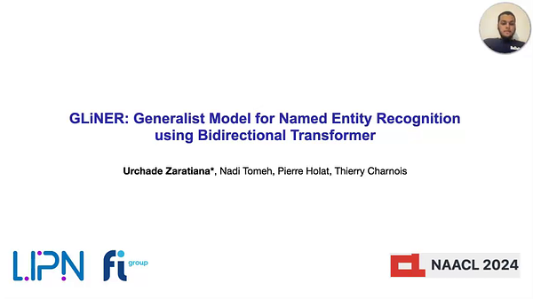 Underline Gliner Generalist Model For Named Entity Recognition Using