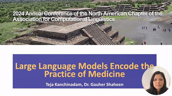 Large Language Models Encode the Practice of Medicine | Underline